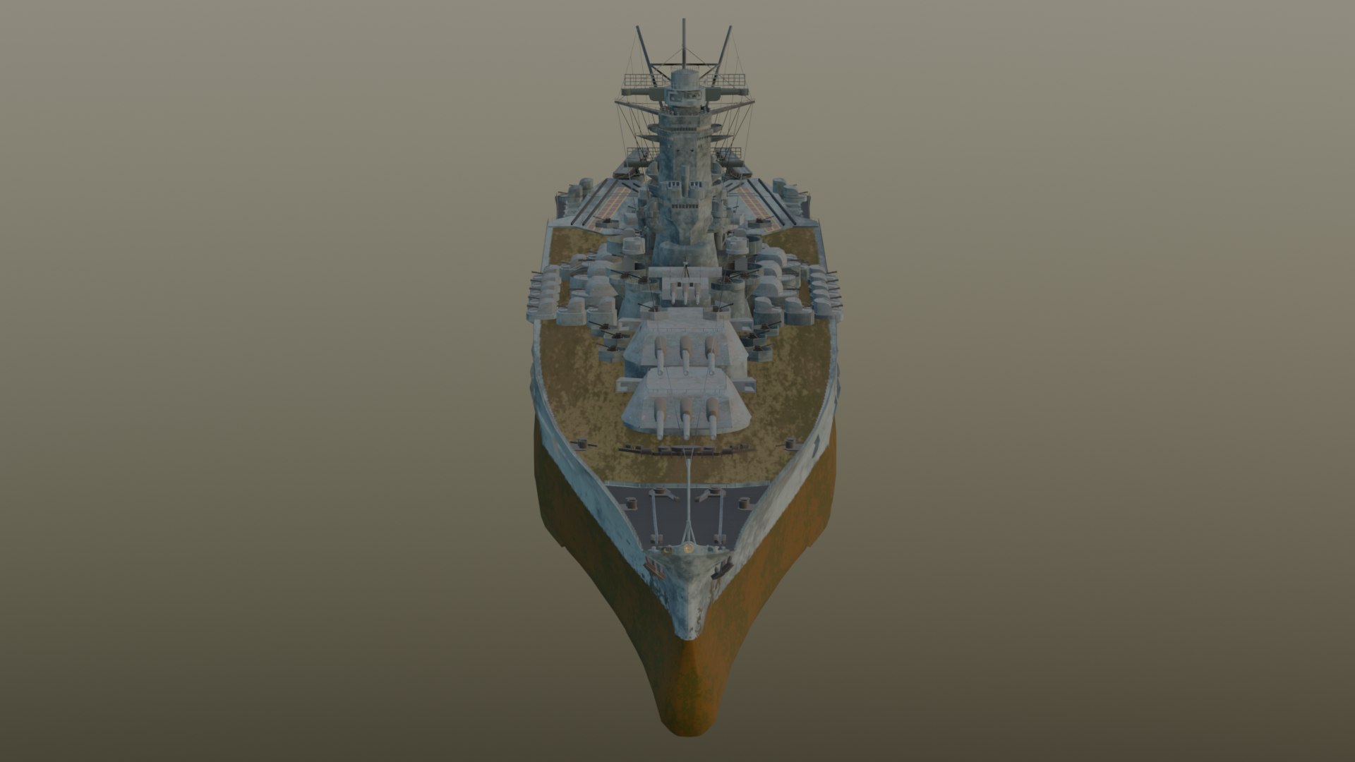 3d Model Battleship Yamato 3D Model - TurboSquid 2377058