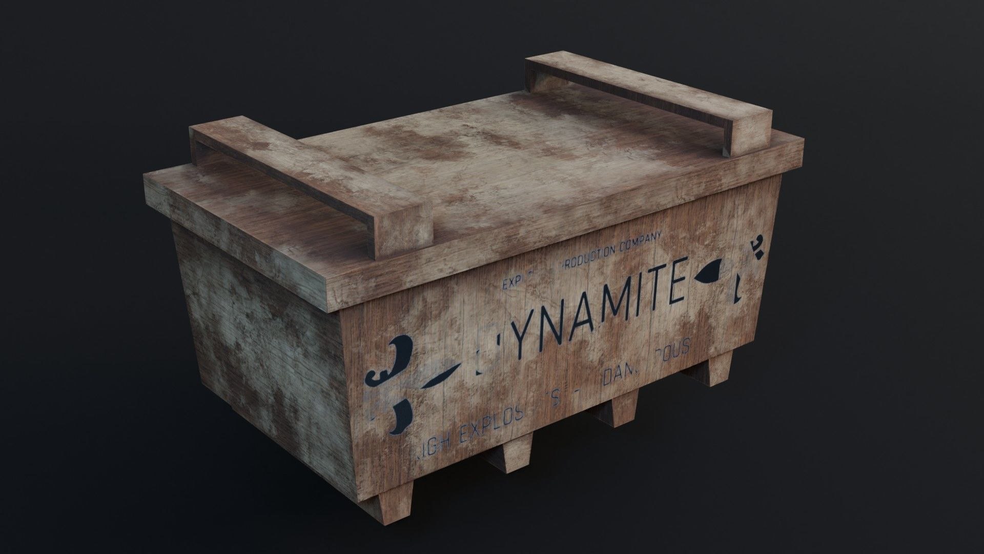 3D Dynamite Box - Game Ready - Low Poly PBR 3D Model model - TurboSquid ...