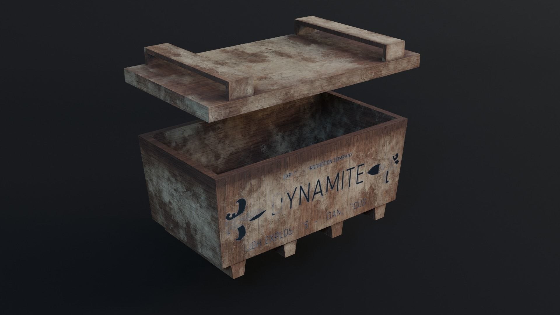 3D Dynamite Box - Game Ready - Low Poly PBR 3D Model model - TurboSquid ...