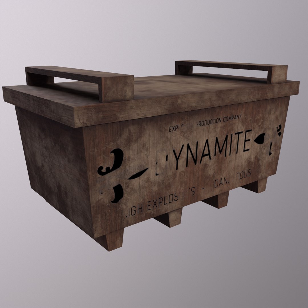3D Dynamite Box - Game Ready - Low Poly PBR 3D Model model - TurboSquid ...