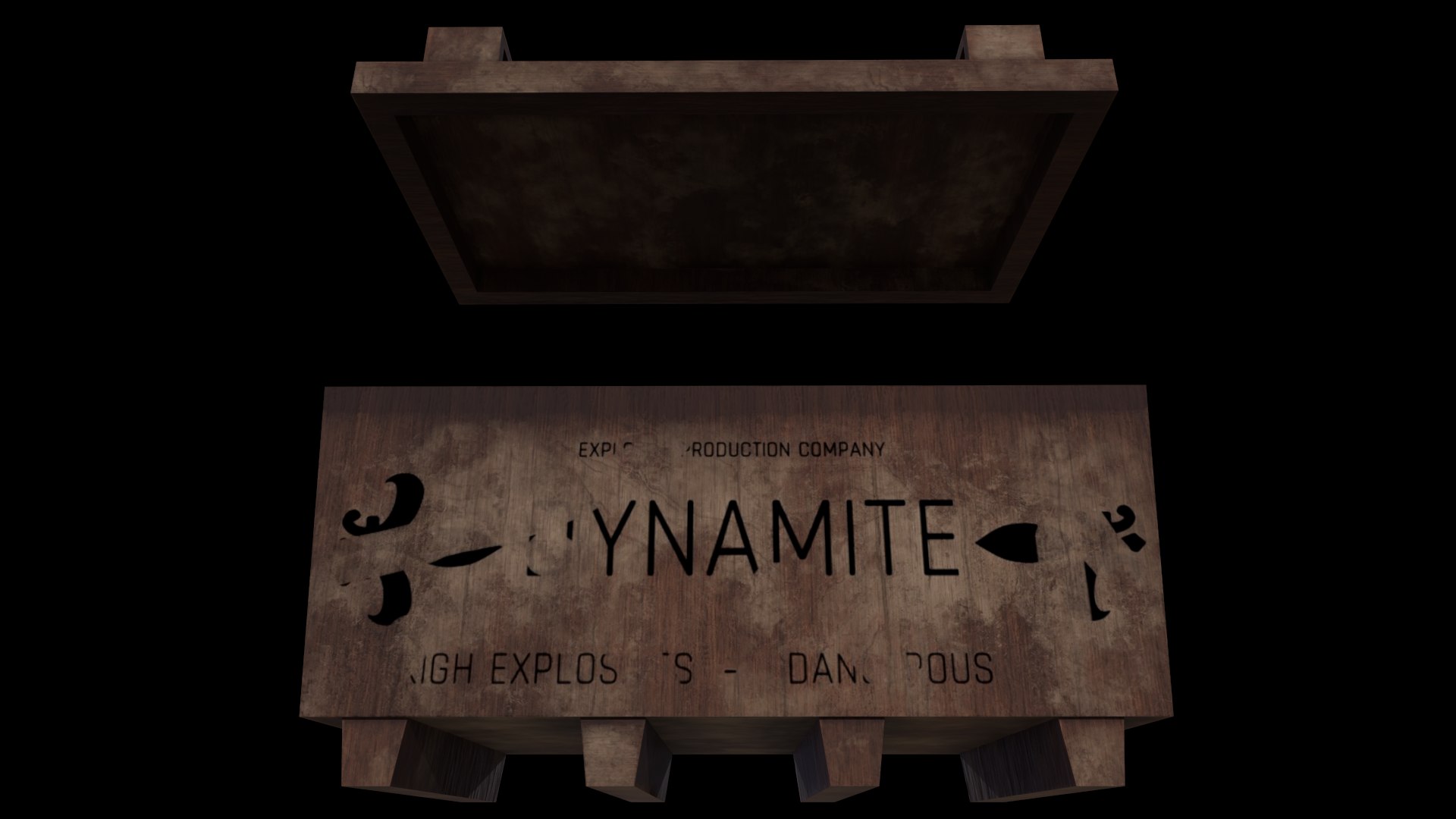 3D Dynamite Box - Game Ready - Low Poly PBR 3D Model model - TurboSquid ...