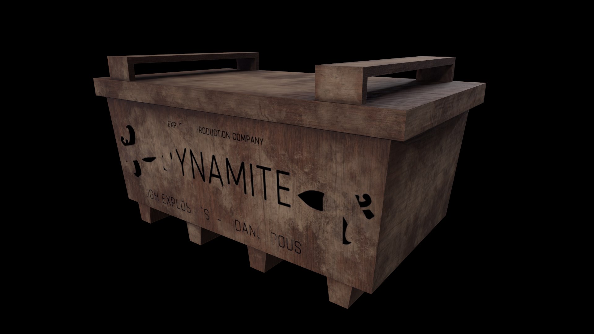 3D Dynamite Box - Game Ready - Low Poly PBR 3D Model model - TurboSquid ...