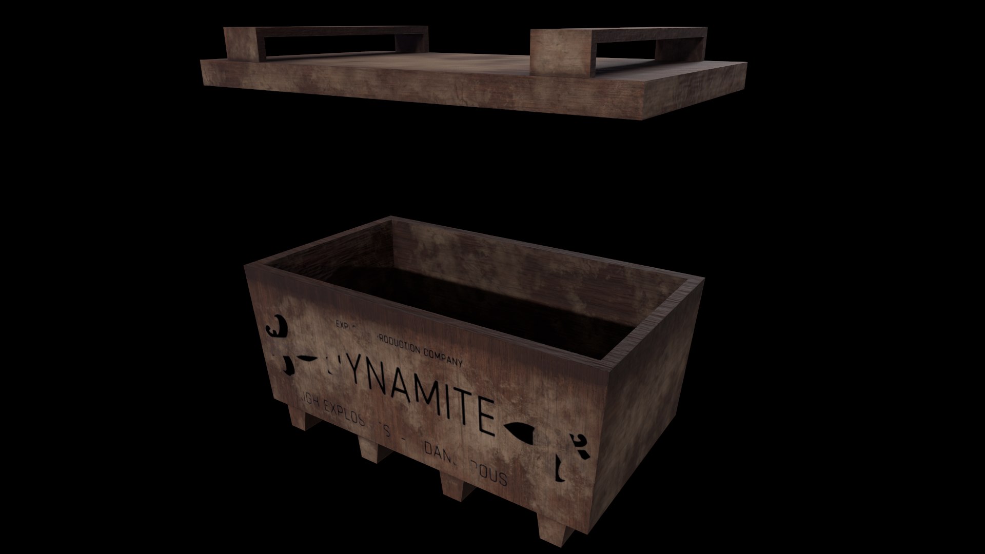 3D Dynamite Box - Game Ready - Low Poly PBR 3D Model model - TurboSquid ...