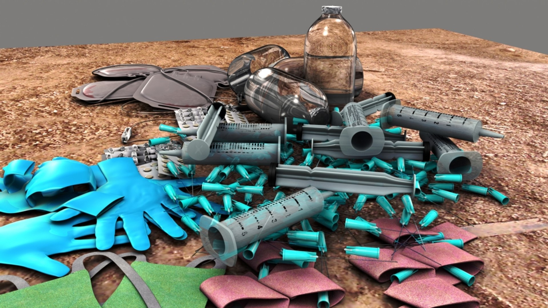 3D Medical Waste - TurboSquid 1261512