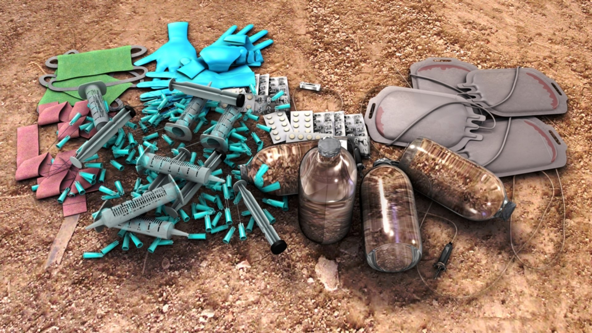 3D Medical Waste - TurboSquid 1261512