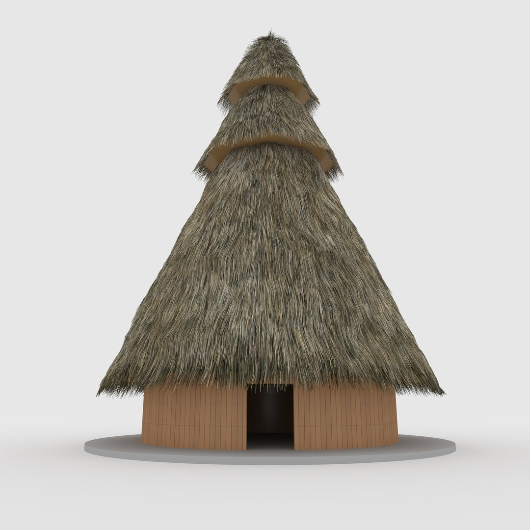 Cabin 4 - House Honai 3D Model - TurboSquid 2123907