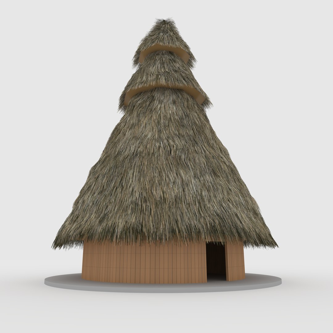 Cabin 4 - House Honai 3D Model - TurboSquid 2123907
