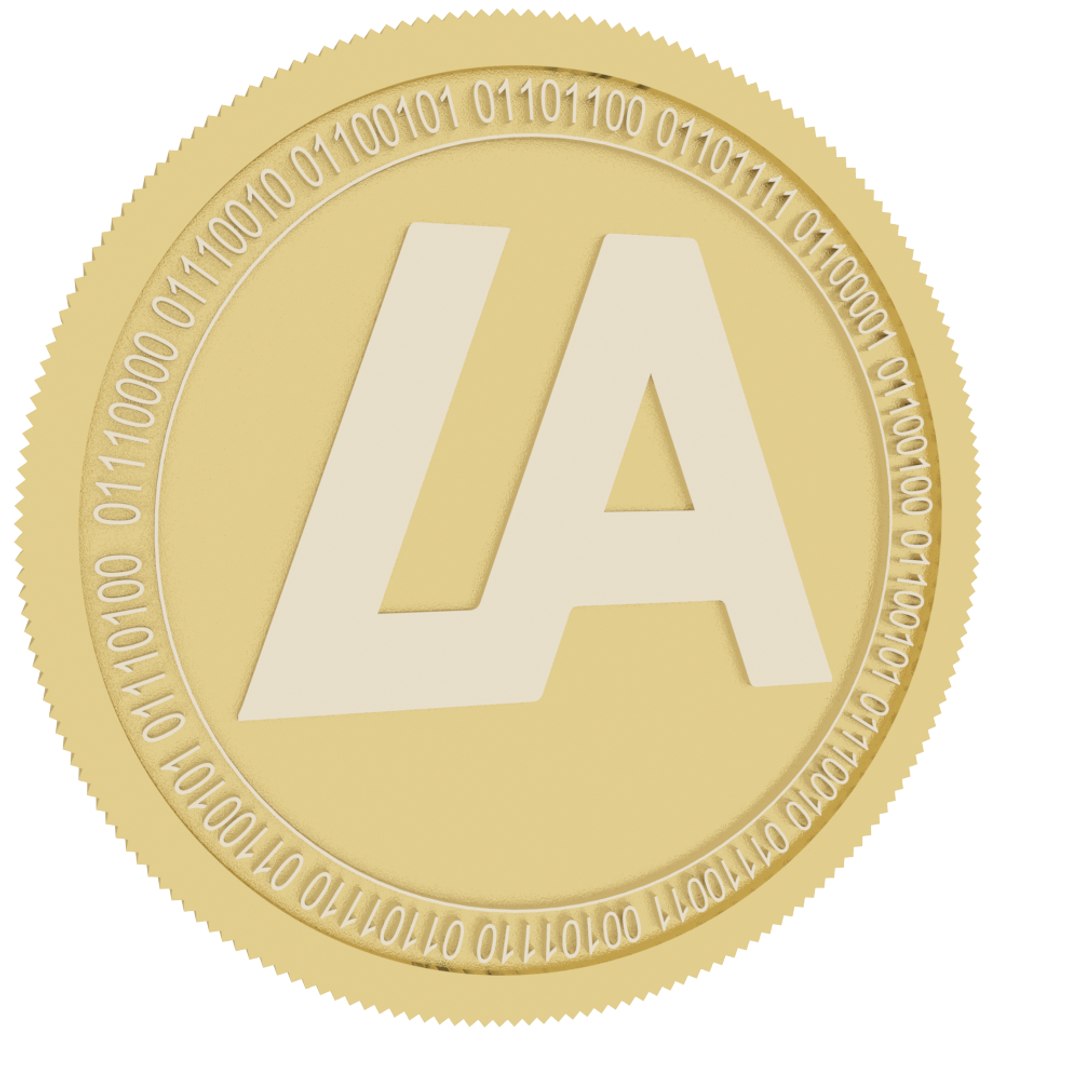 3D Latoken Gold Coin Model - TurboSquid 1458090