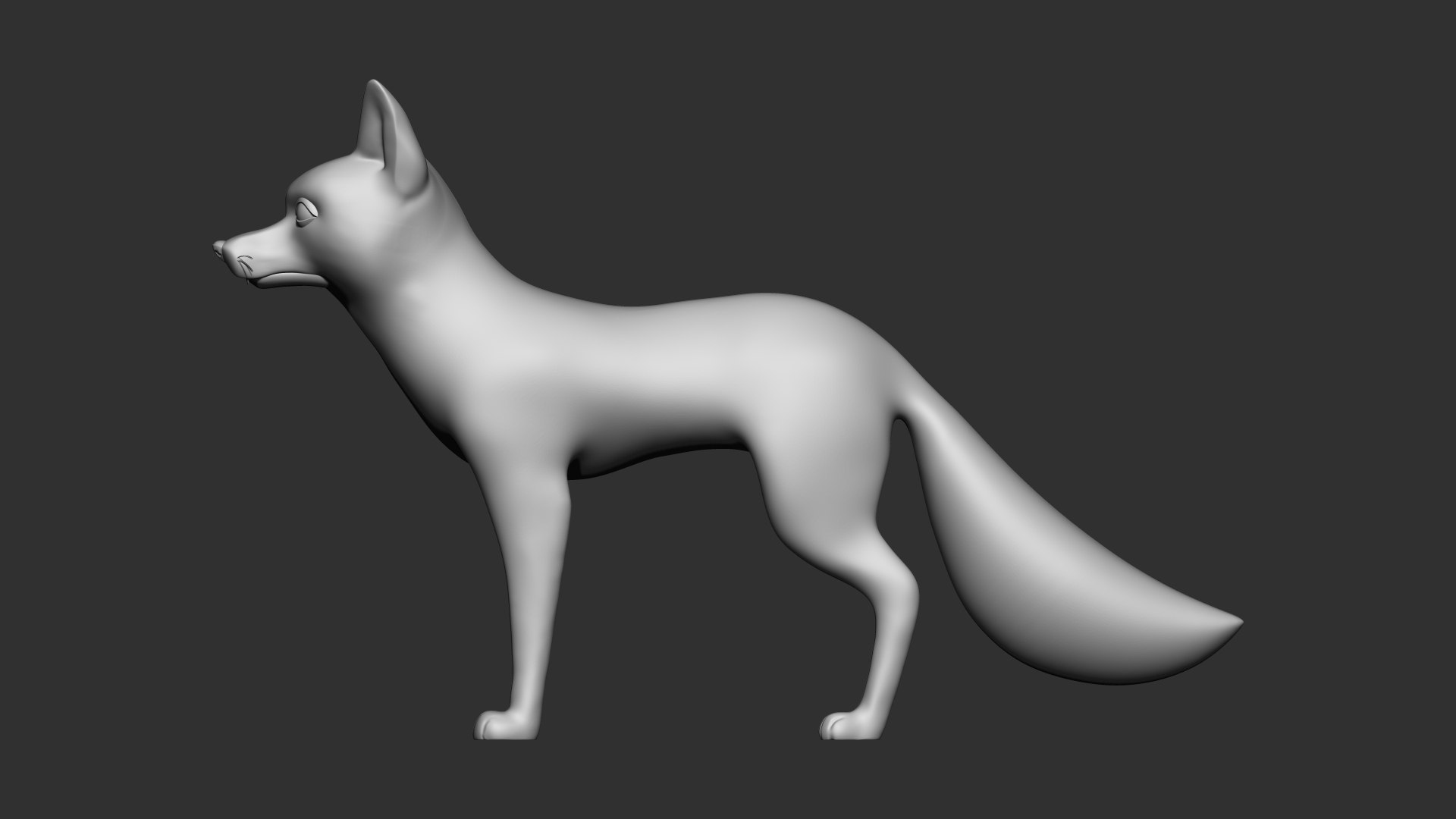 Fox 3d Print Model - TurboSquid 1892639