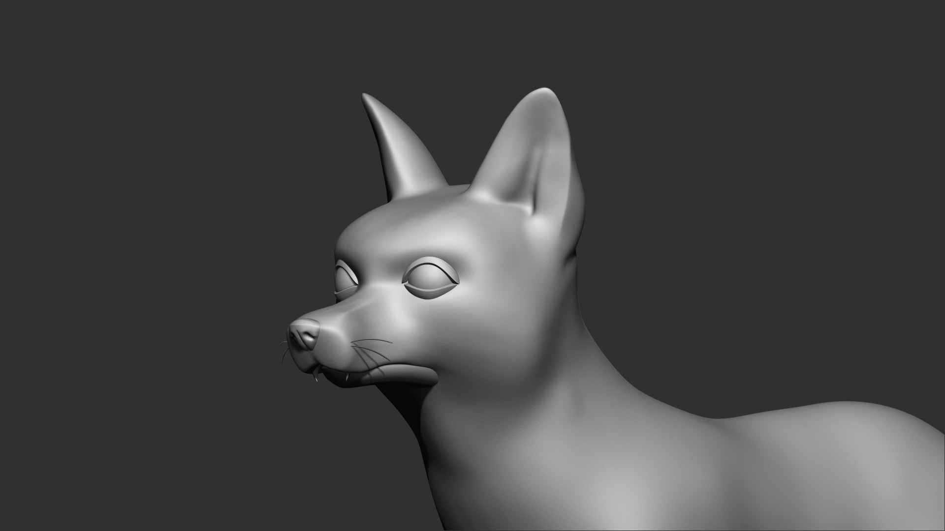 Fox 3d Print Model - TurboSquid 1892639