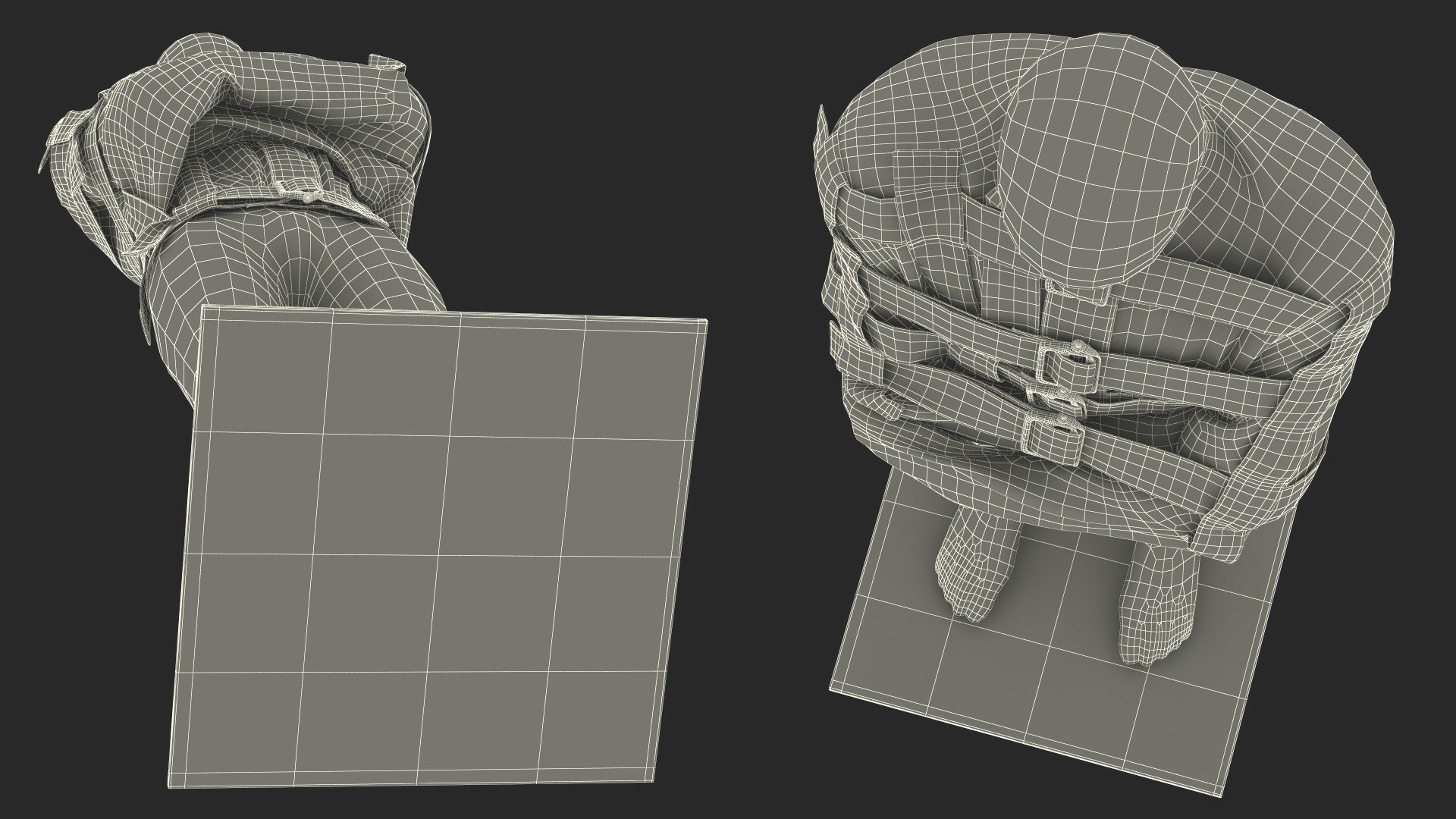 Straitjacket Mannequin Pose White 3D Model - TurboSquid 2291160