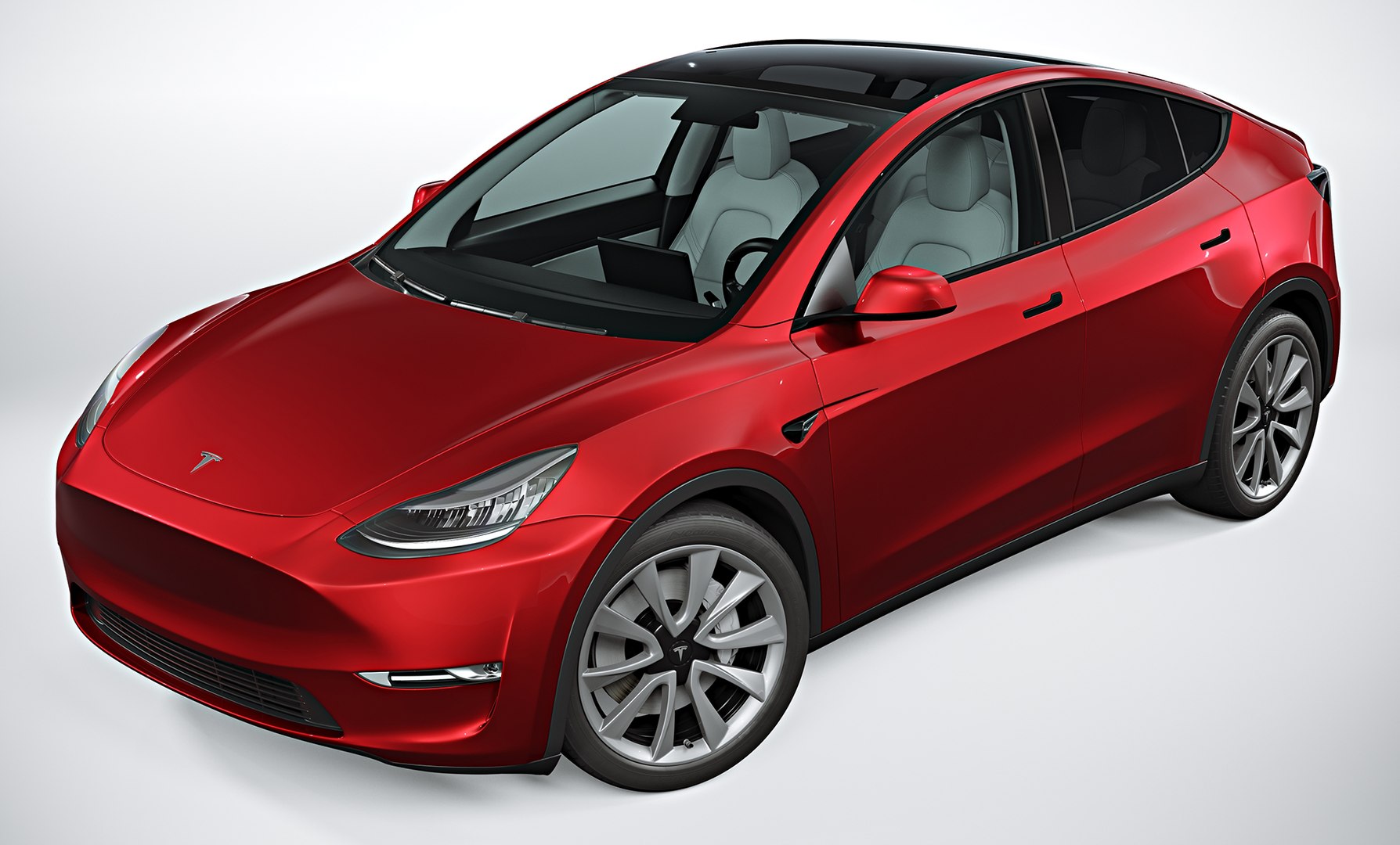 3D 2021 Tesla Y - TurboSquid 1452453