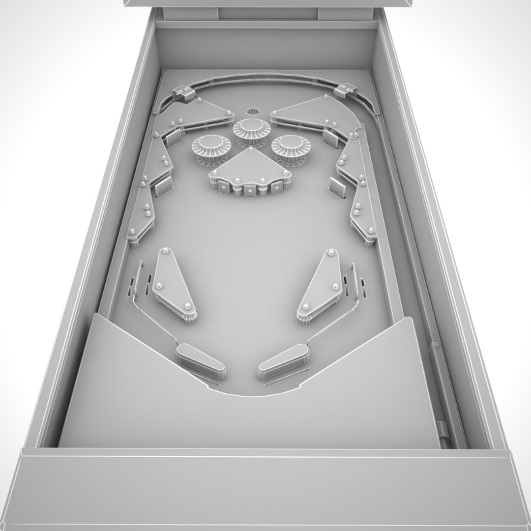 3D Pinball Machine Zaccaria Model - TurboSquid 1156966