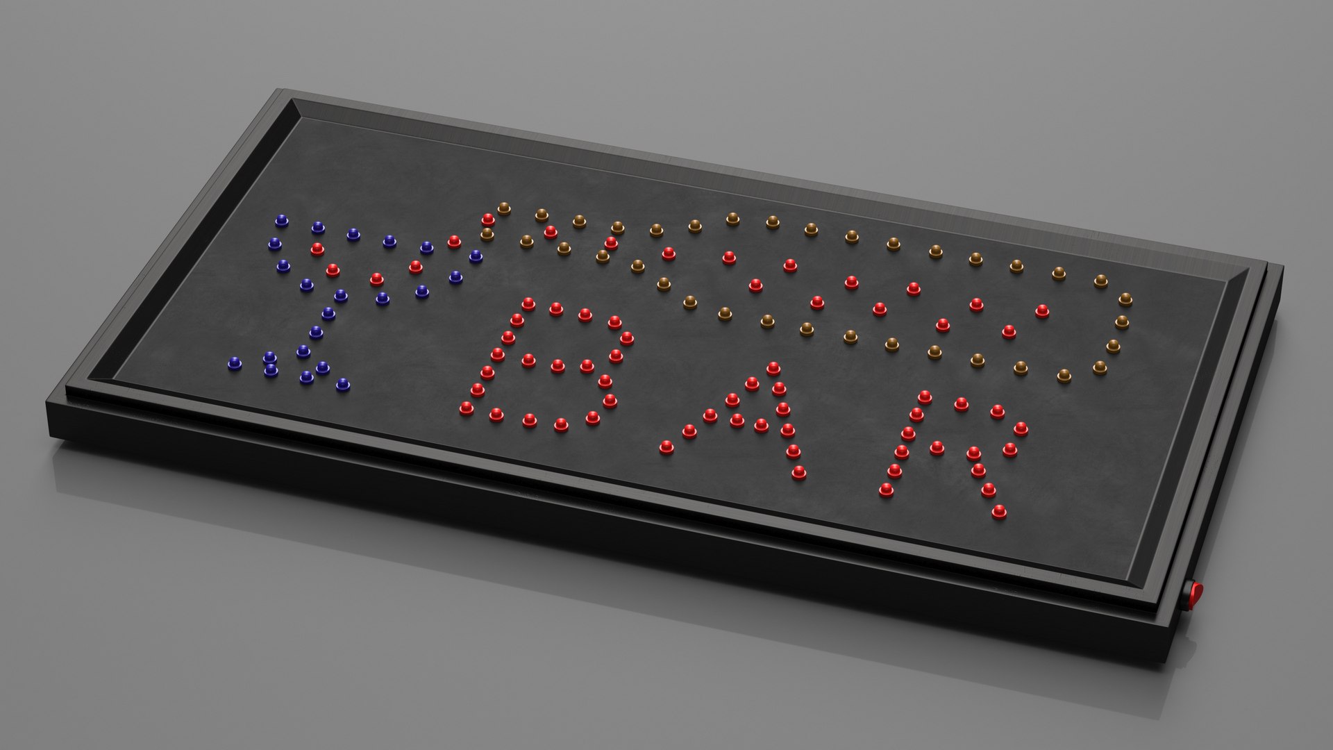 Bar Neon LED Light OFF Business Sign 3D - TurboSquid 2110836