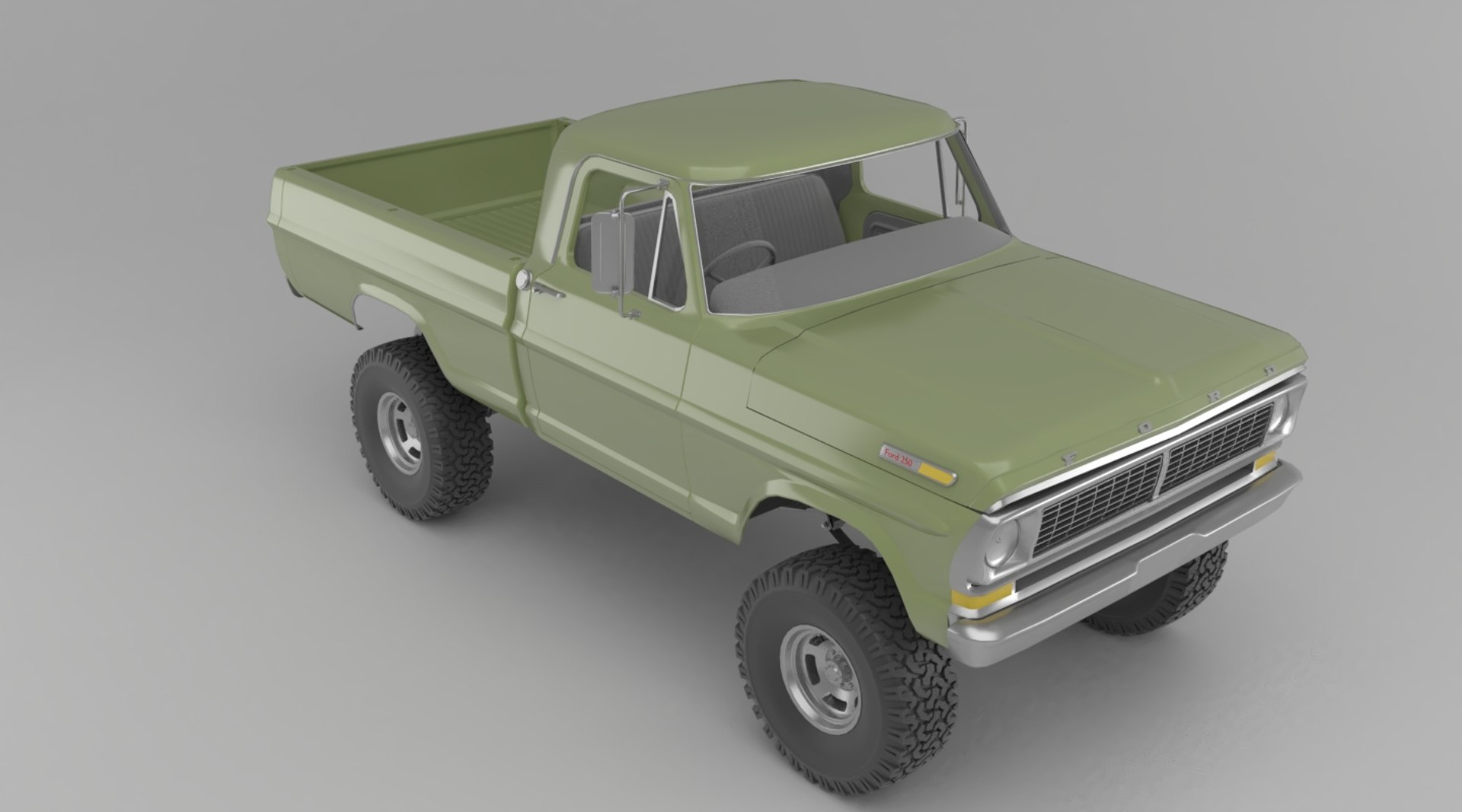 1970 F250 Customized 3D Model - TurboSquid 1405499