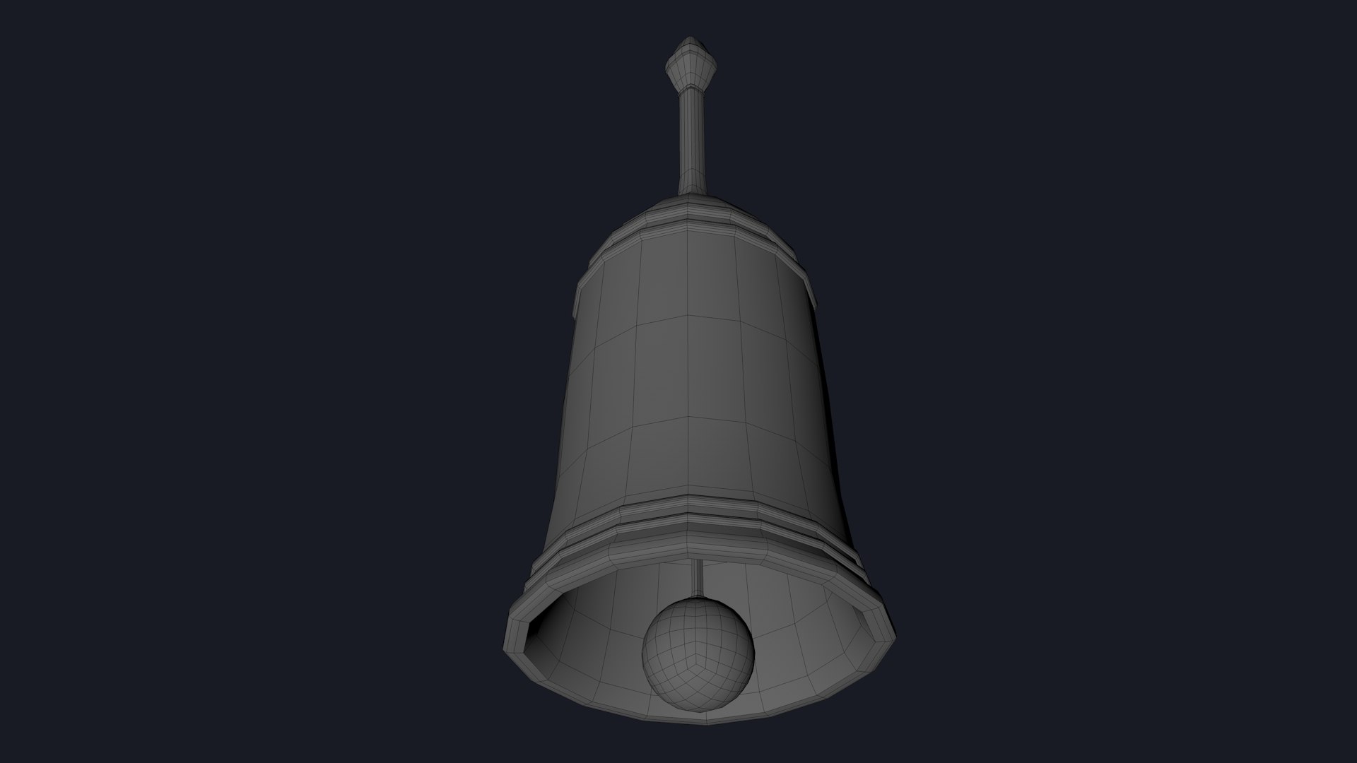 Hand Bell Bronze 3D Model - TurboSquid 1958410