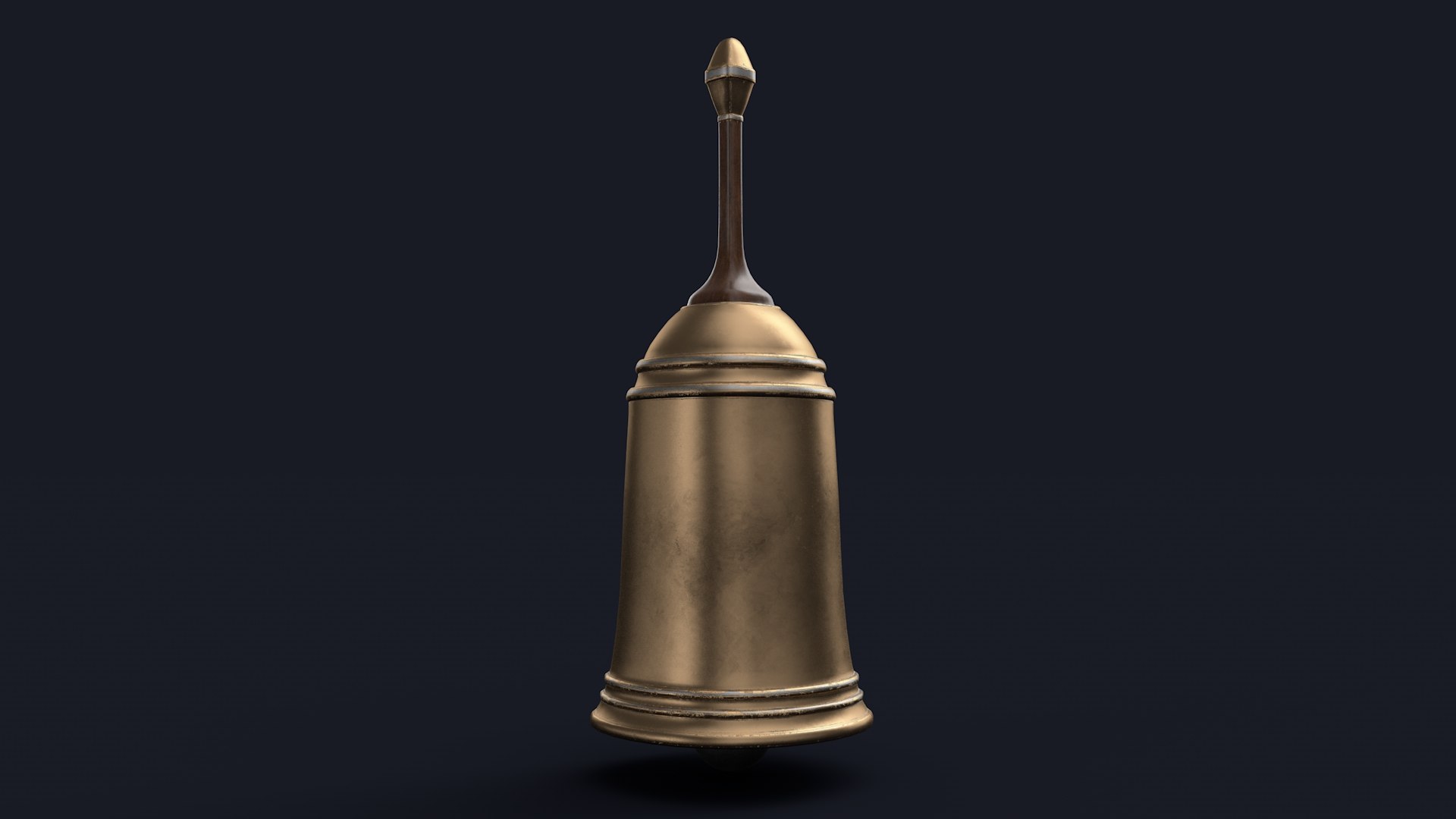 Hand Bell Bronze 3D Model - TurboSquid 1958410