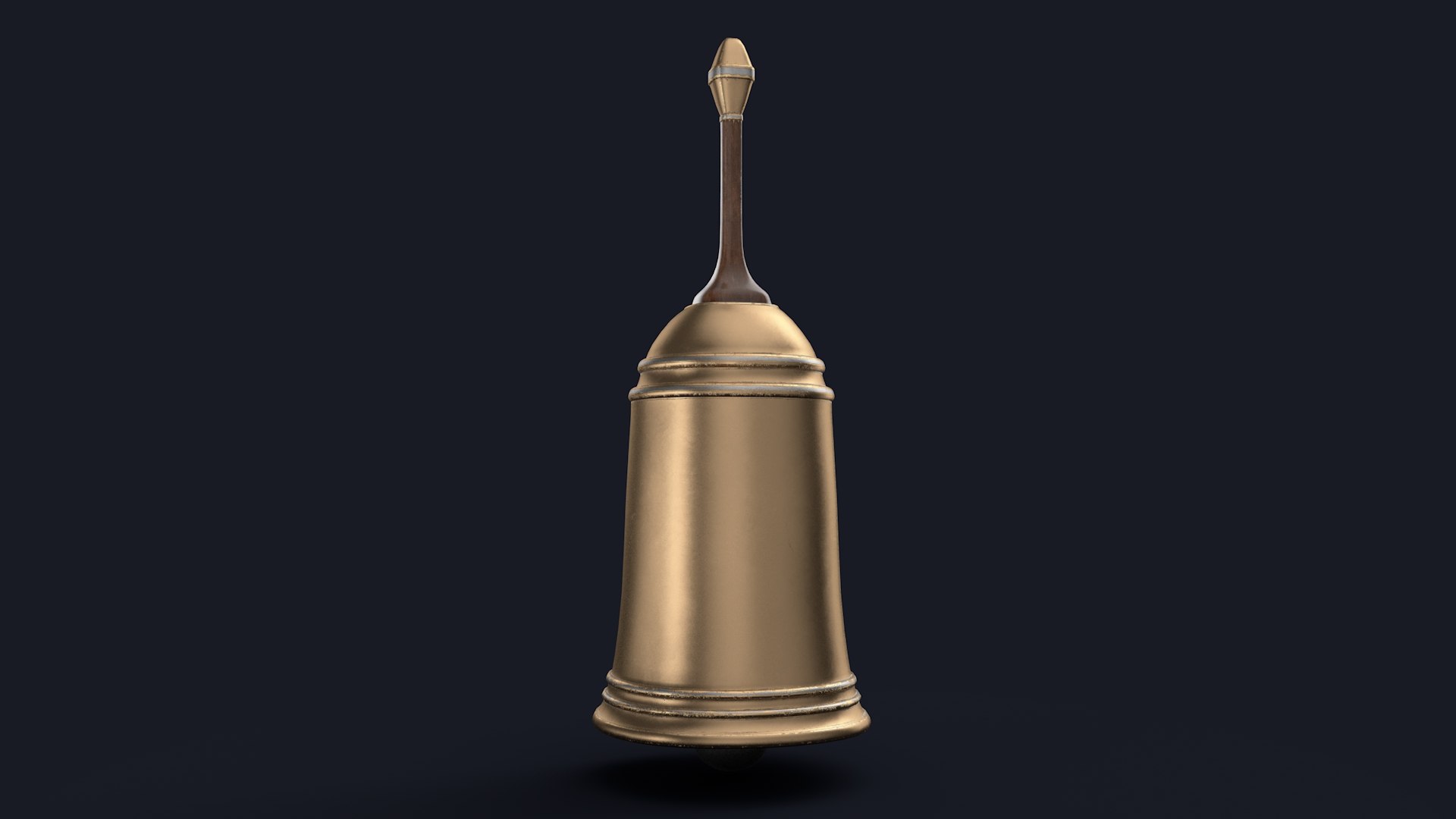 Hand Bell Bronze 3D Model - TurboSquid 1958410