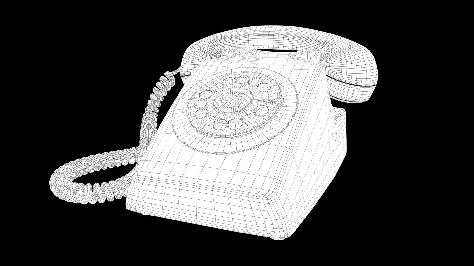 3D Rotary Phone Model - TurboSquid 2025891