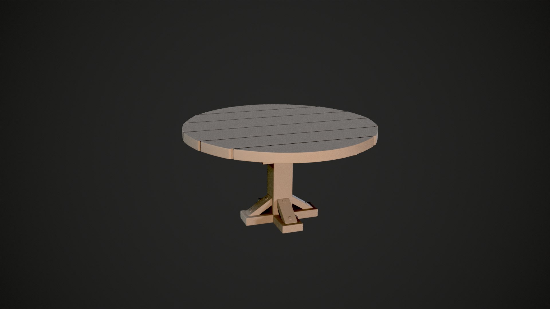 3D Model Simple Medieval Table - TurboSquid 2214995
