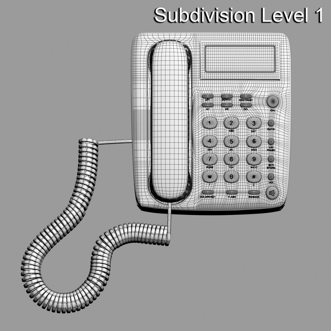 Telephone 3D - TurboSquid 1681764