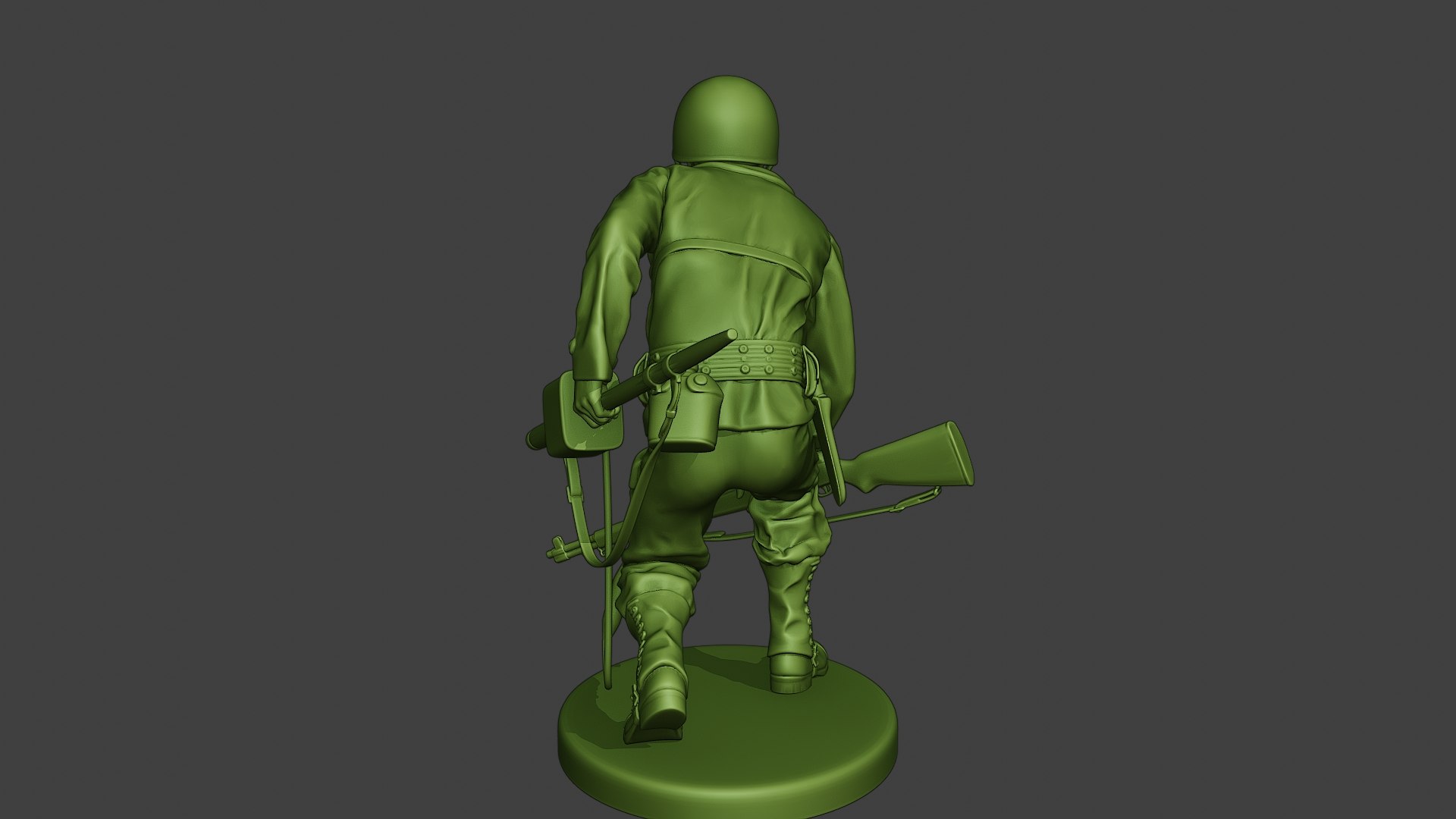 Soldier Ww2 Engineer Crouch Model - TurboSquid 1608507