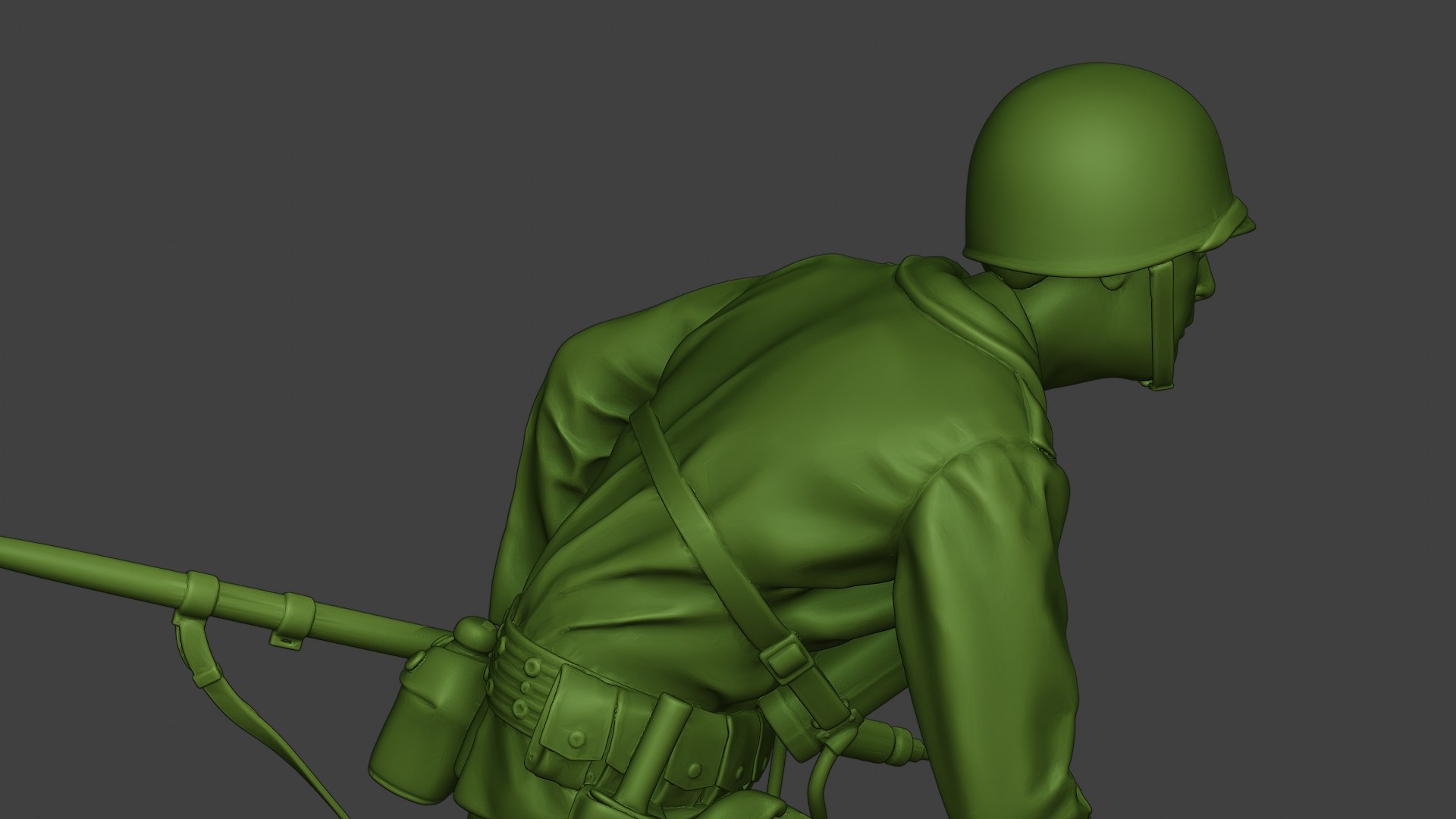 Soldier Ww2 Engineer Crouch Model - TurboSquid 1608507
