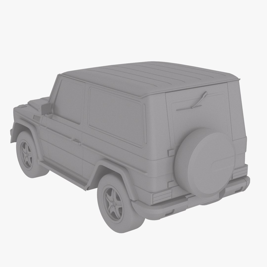 3ds Max G-class Short Wheelbase