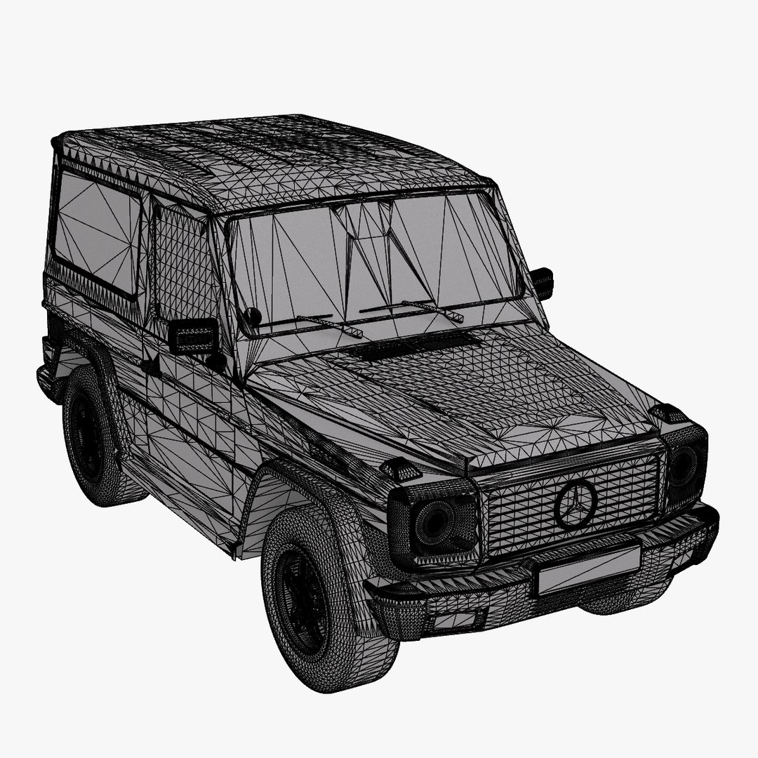 3ds Max G-class Short Wheelbase