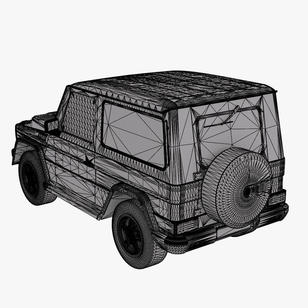 3ds Max G-class Short Wheelbase