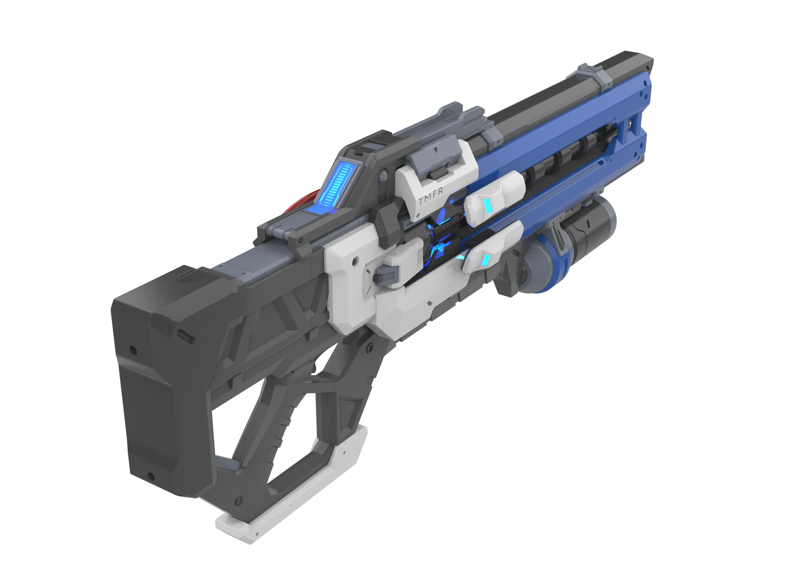 modelo 3d Soldier 76 Pulse Rifle - Overwatch - Printable 3d model - STL ...