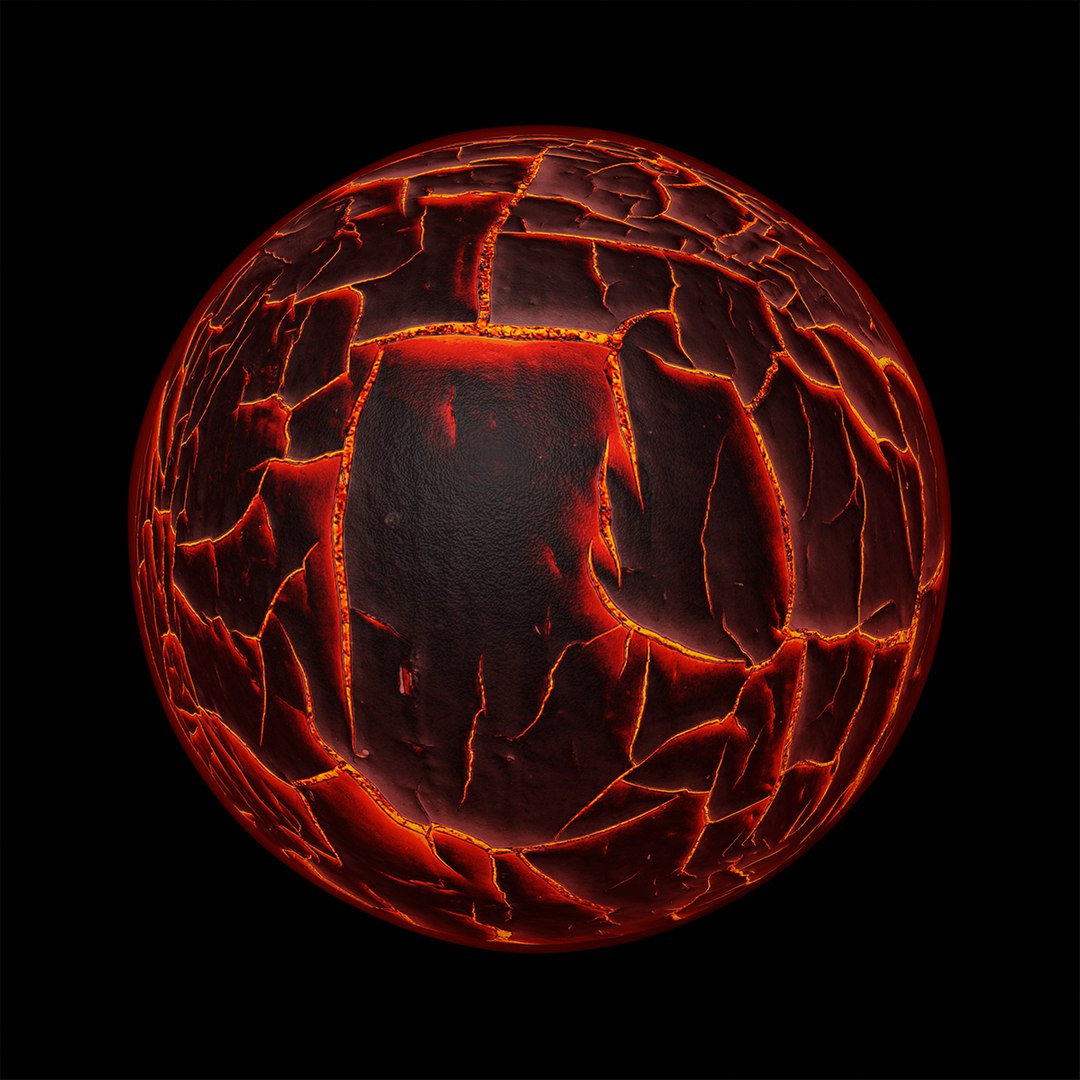 Alien Planet Lava Model - TurboSquid 1568437