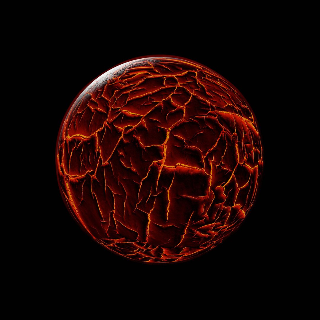 Alien Planet Lava Model - TurboSquid 1568437