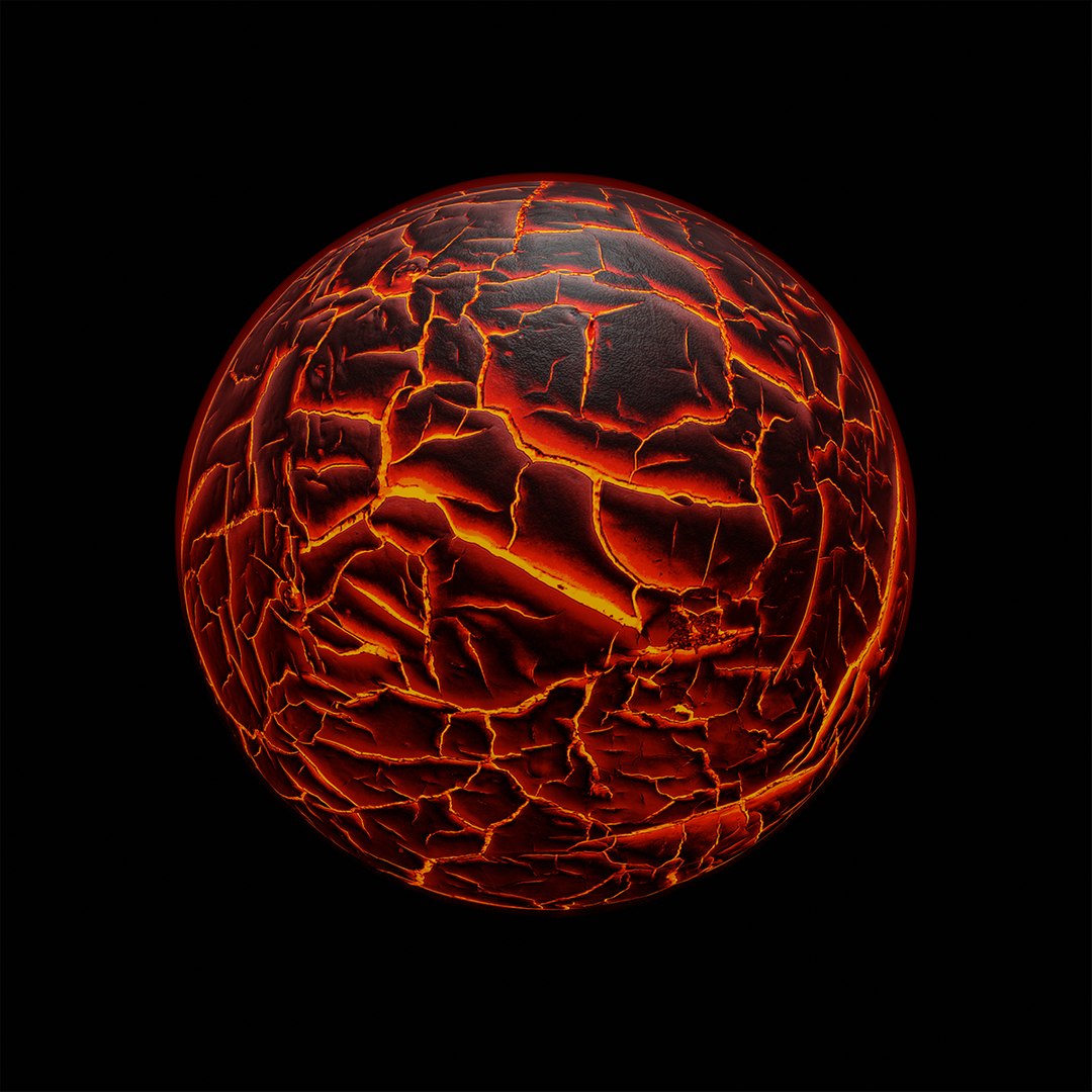Alien Planet Lava Model - TurboSquid 1568437