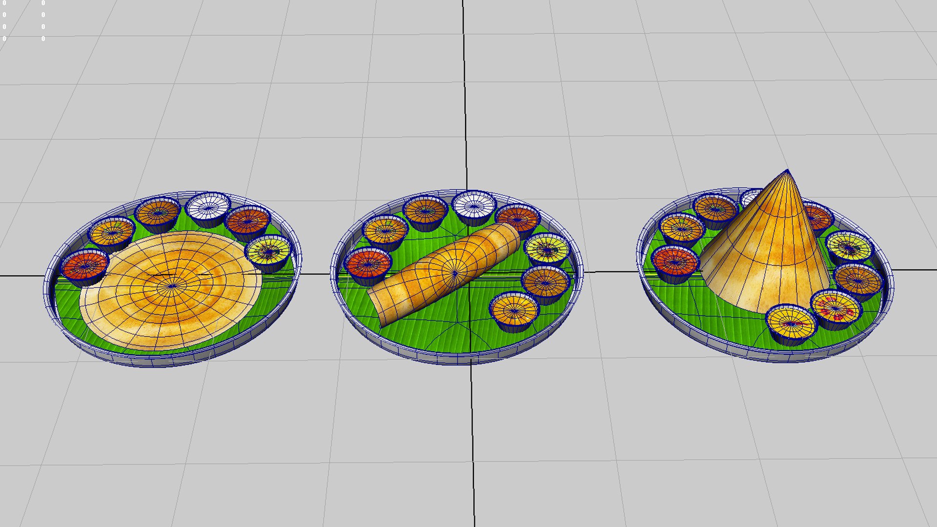 3D Dosa Food 3d Model Model - TurboSquid 1857527