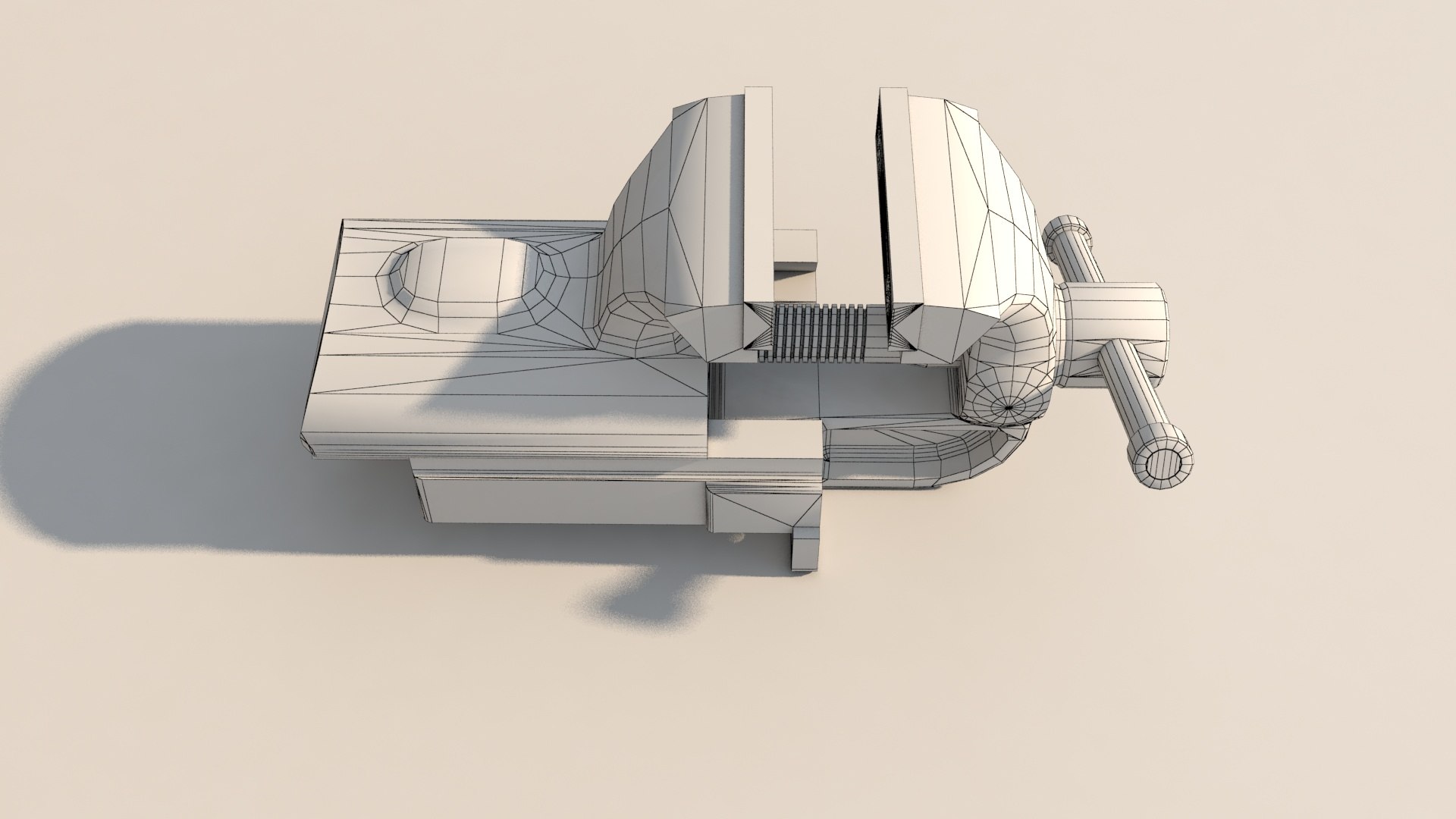 3D bench vice - TurboSquid 1258341