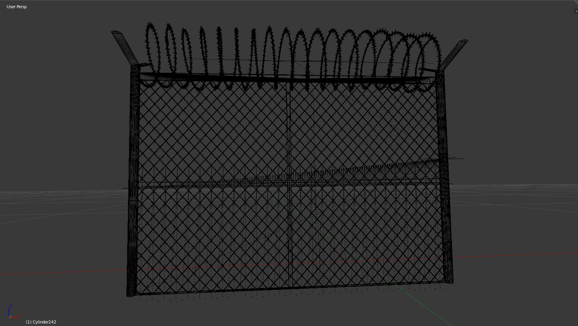 Military Fence Gate 3D Model - TurboSquid 1579430