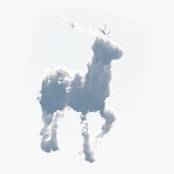 Cloud Deer 3D model - TurboSquid 1786437