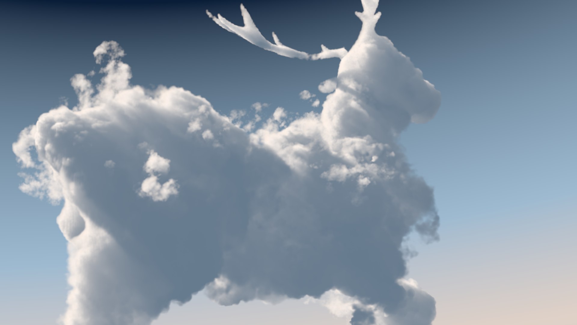 Cloud Deer 3D Model - TurboSquid 1786437