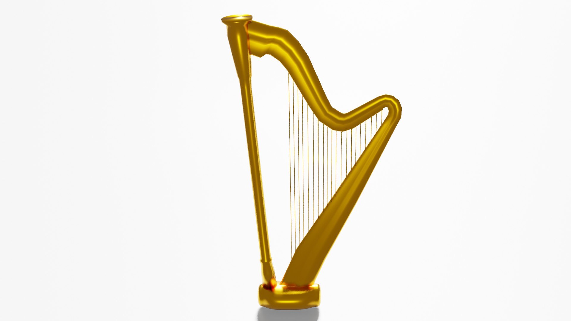 Harp OBJ 3D Model - TurboSquid 2215201