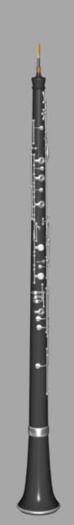 Classical Oboe 3d Model