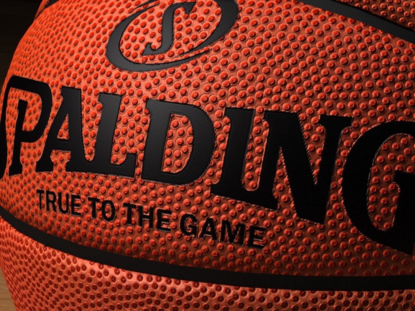 Spalding Basketball Ball 3d Model