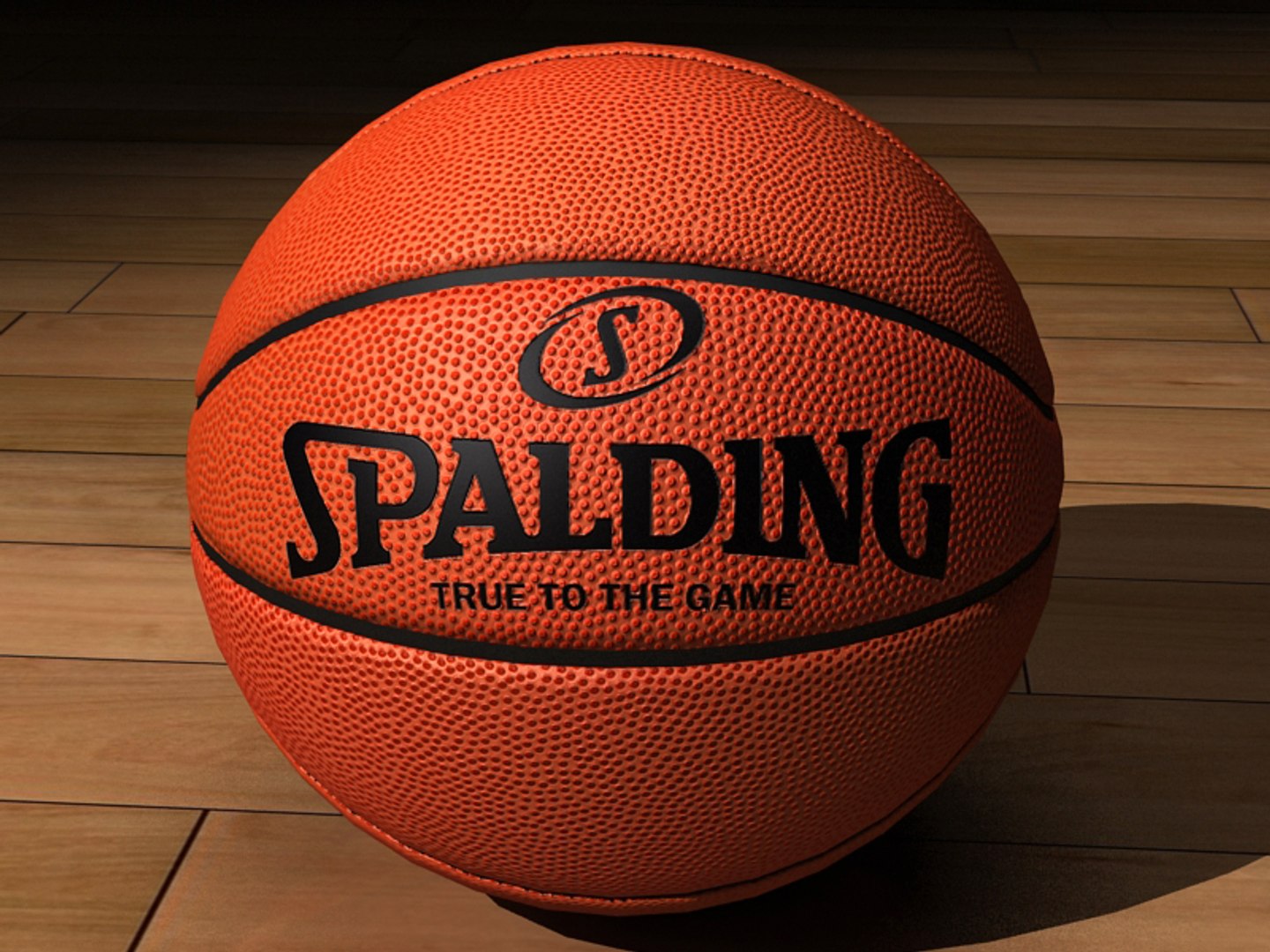 Spalding Basketball Ball 3d Model