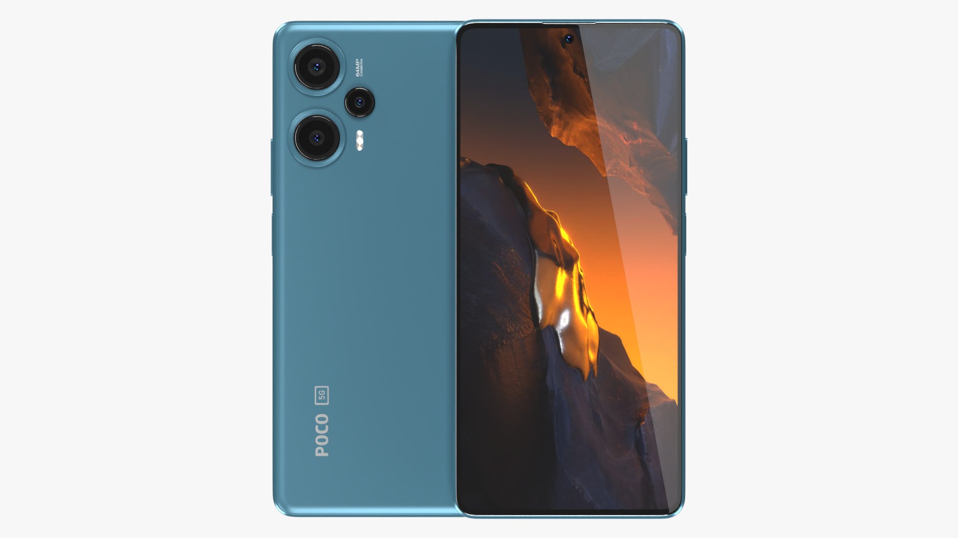 POCO F5 Blue 3D Model - TurboSquid 2070258