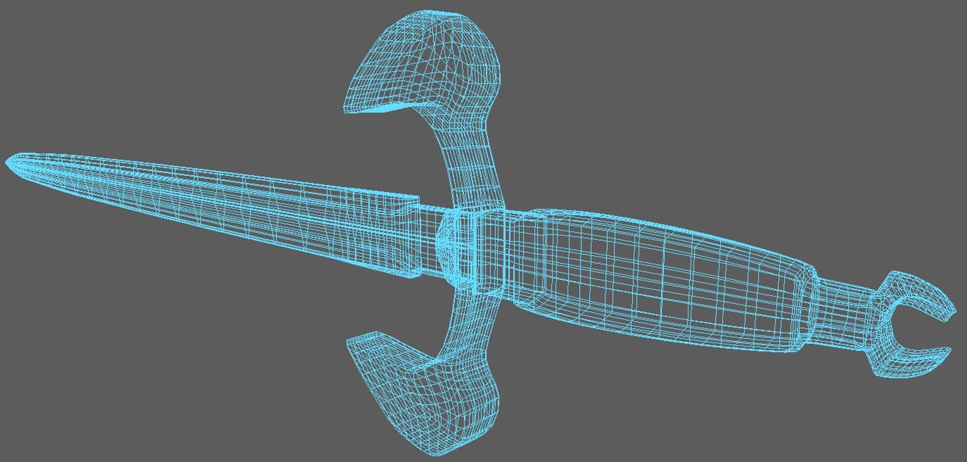 3D Silver Blade - TurboSquid 1349585