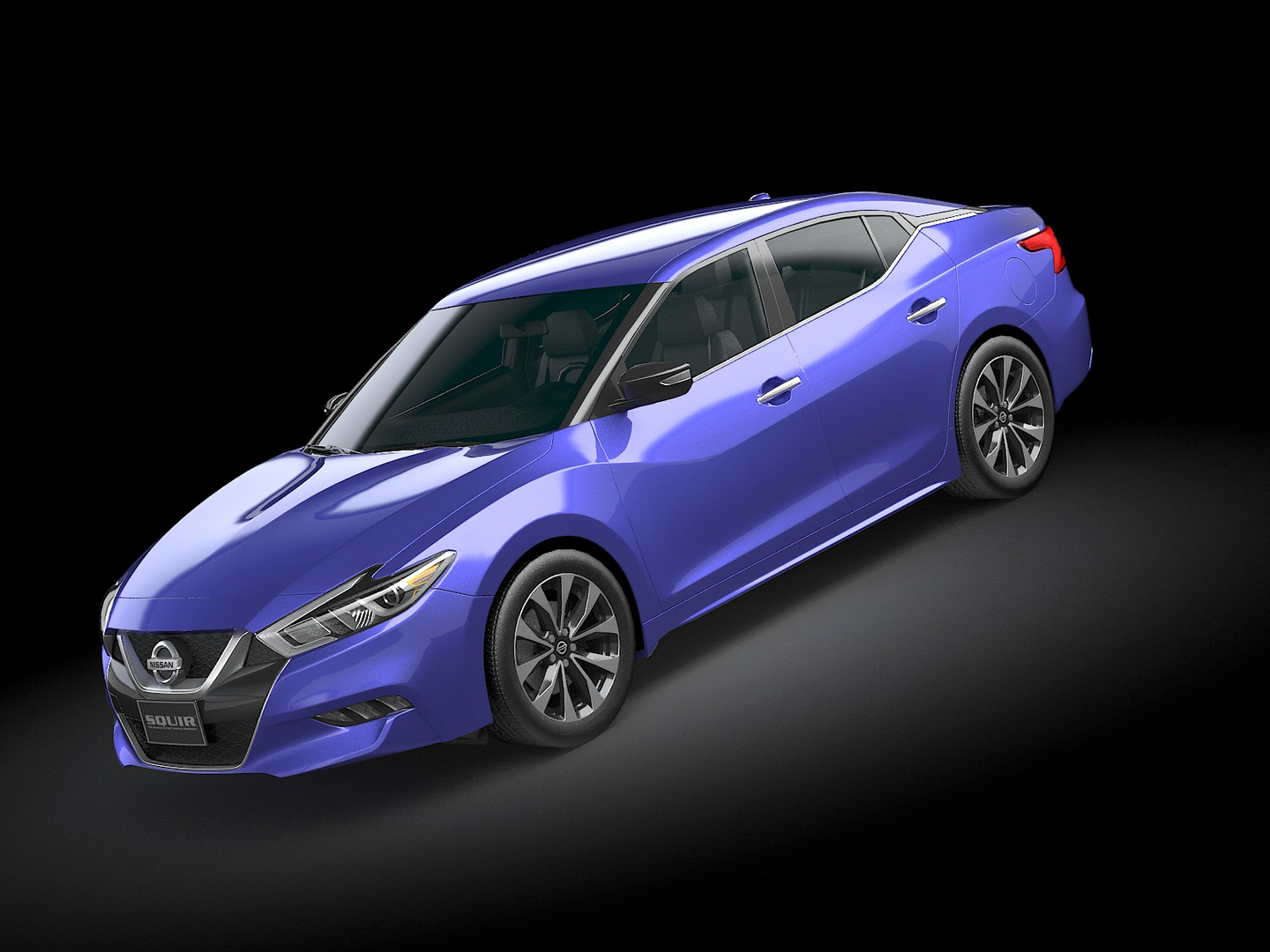 hq nissan maxima 3d model