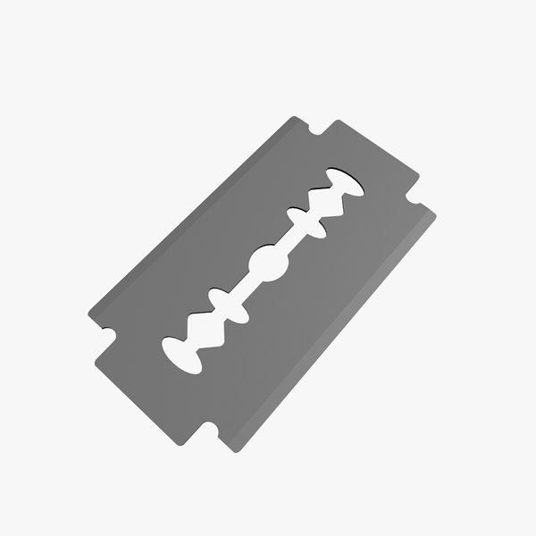 3d razor blade model