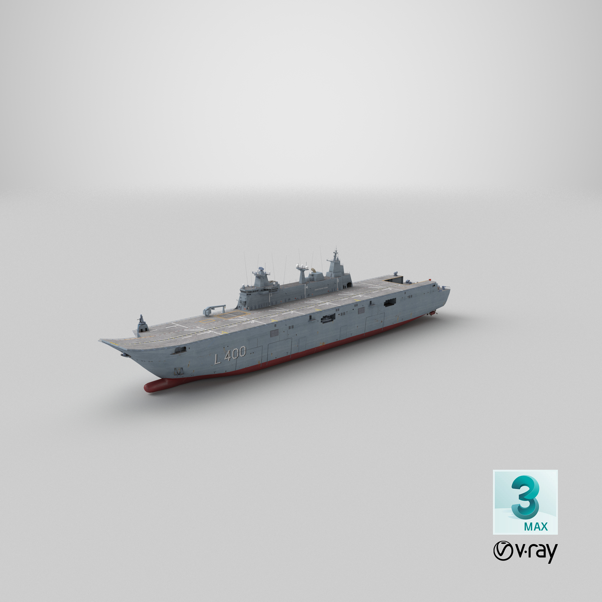 TCG Anadolu LHD 3D model - TurboSquid 1742734