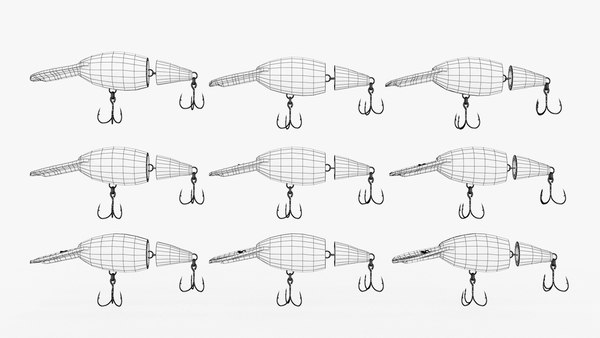 3D Jointed Shad Rap model - TurboSquid 1778978