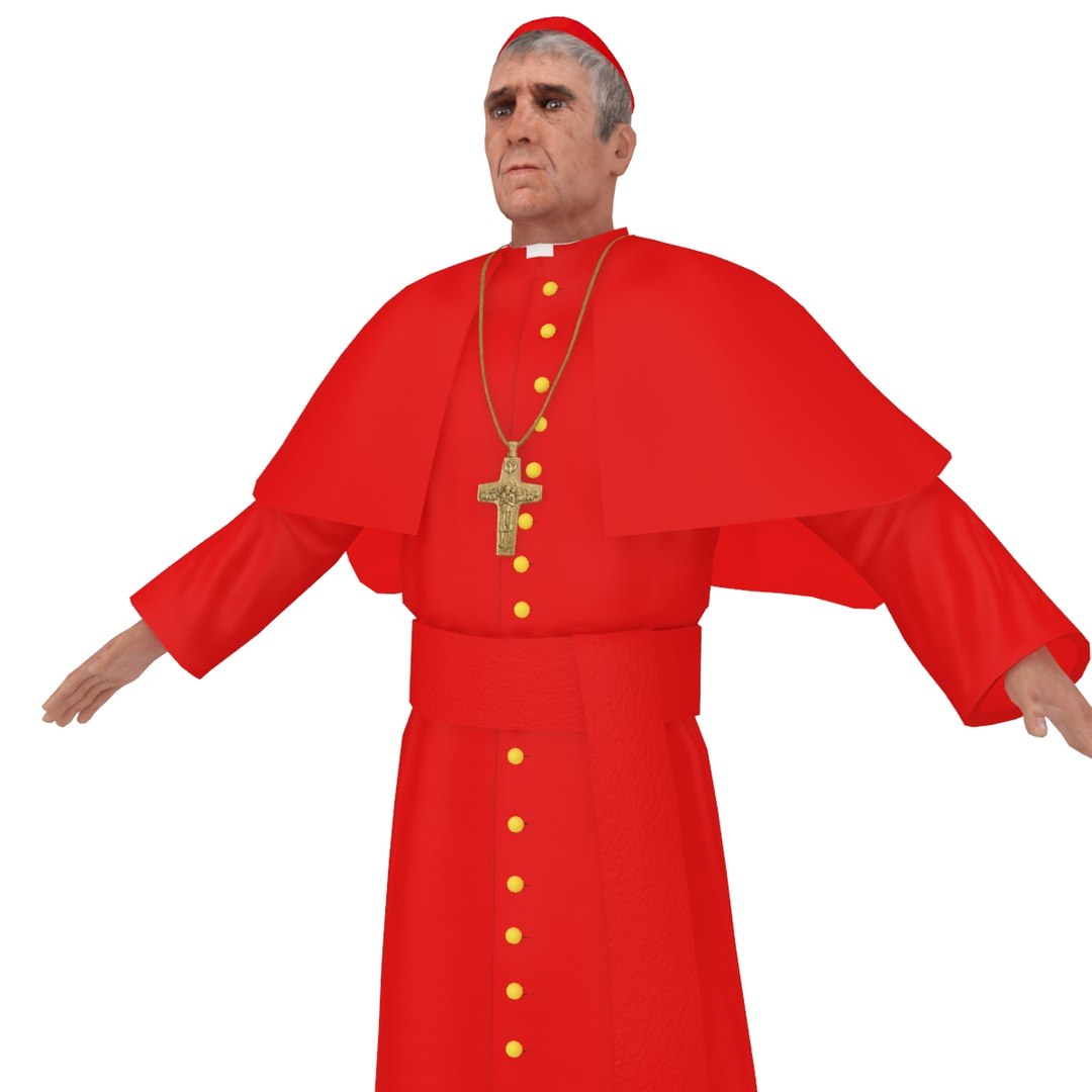 Rigged Cardinal Priest Model - TurboSquid 1289607